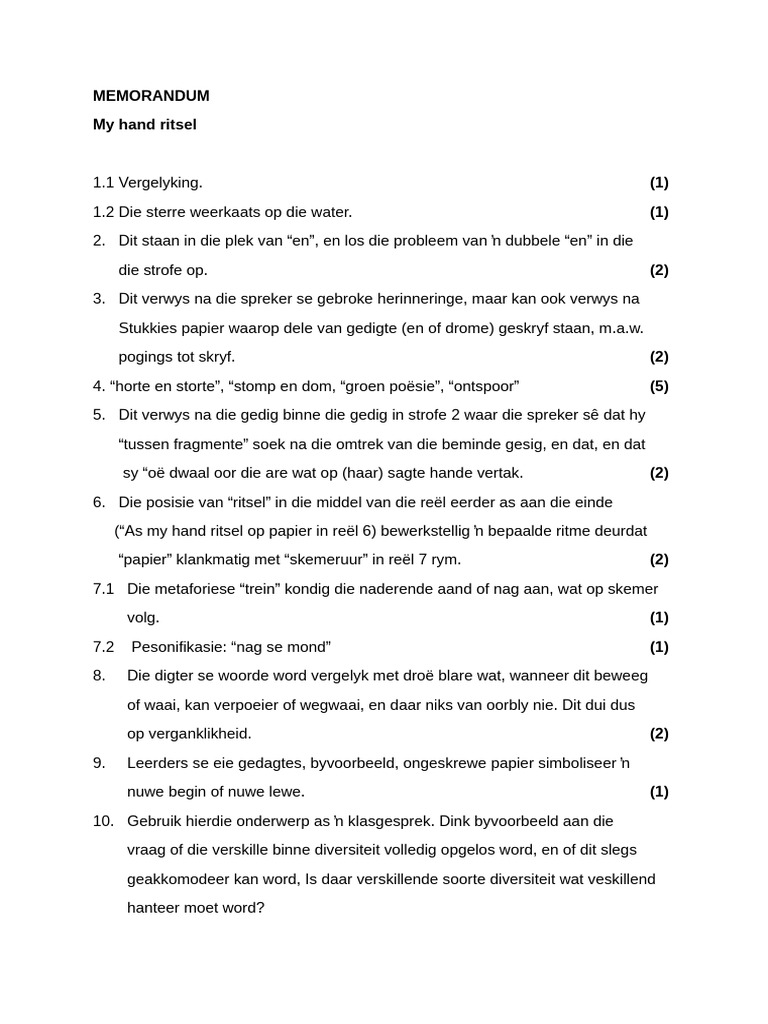 MEMORANDUM Vir Kritles | PDF