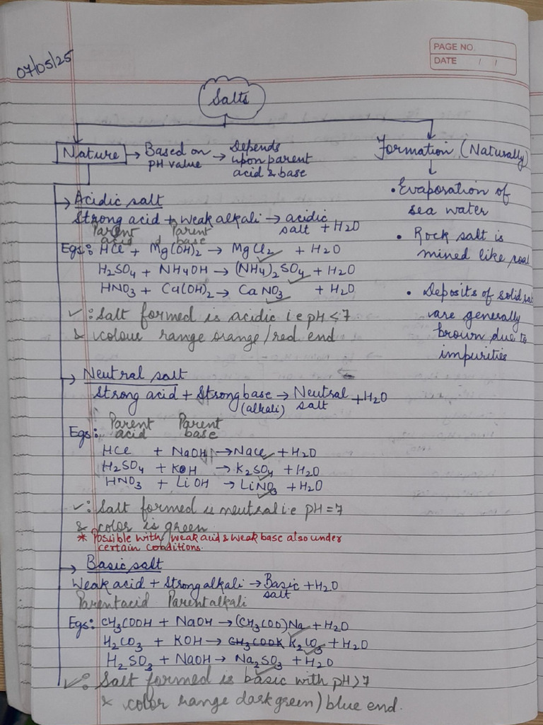10 - Salts Nature (Flow Chart) | PDF