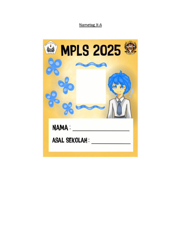 Nametag X-A (Auto Print) | PDF