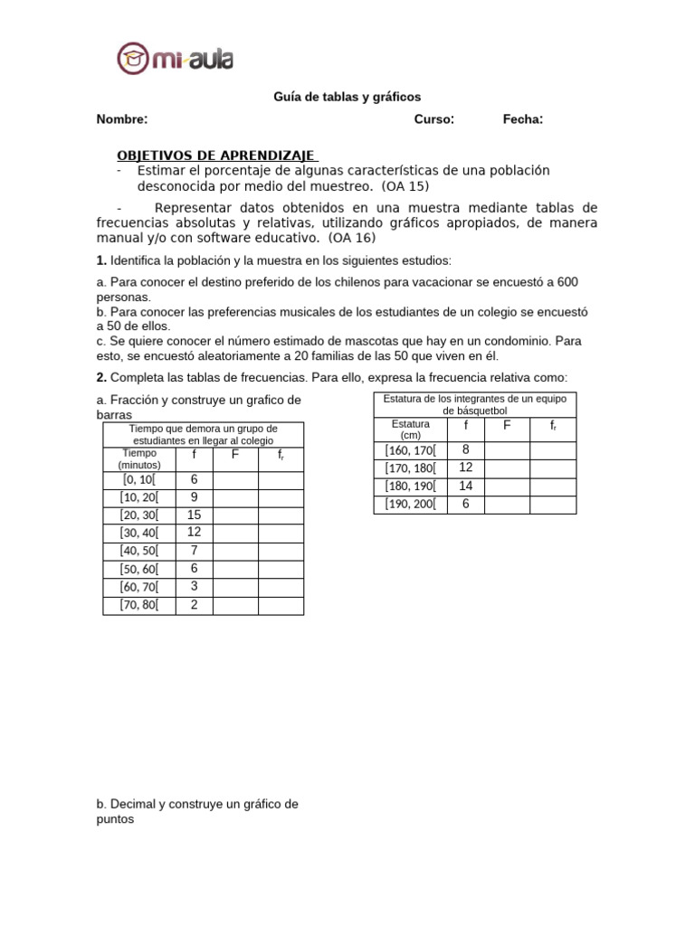 GUIA - Evaluada y Final 7° | PDF