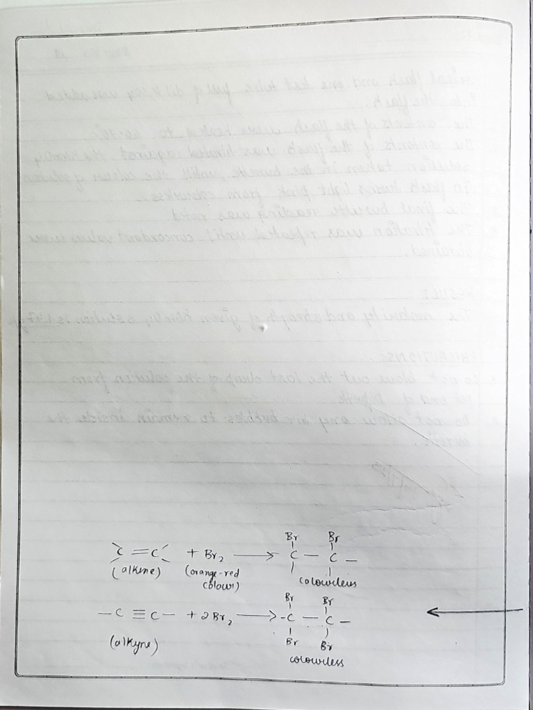 Experiment 4 Functional Group Test | PDF