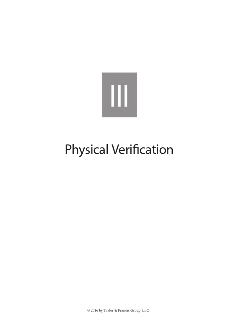 Physical Verification | PDF