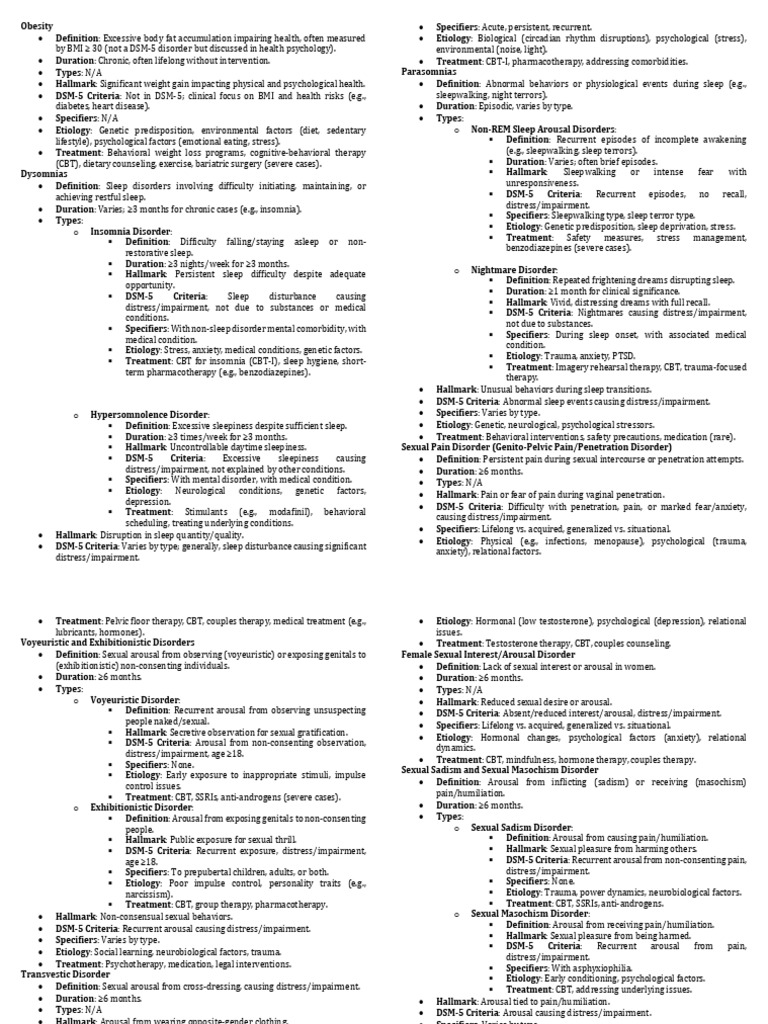 Chapter8 Chapter16 Abnormal Psychology | PDF | Mental Disorder | Sleep