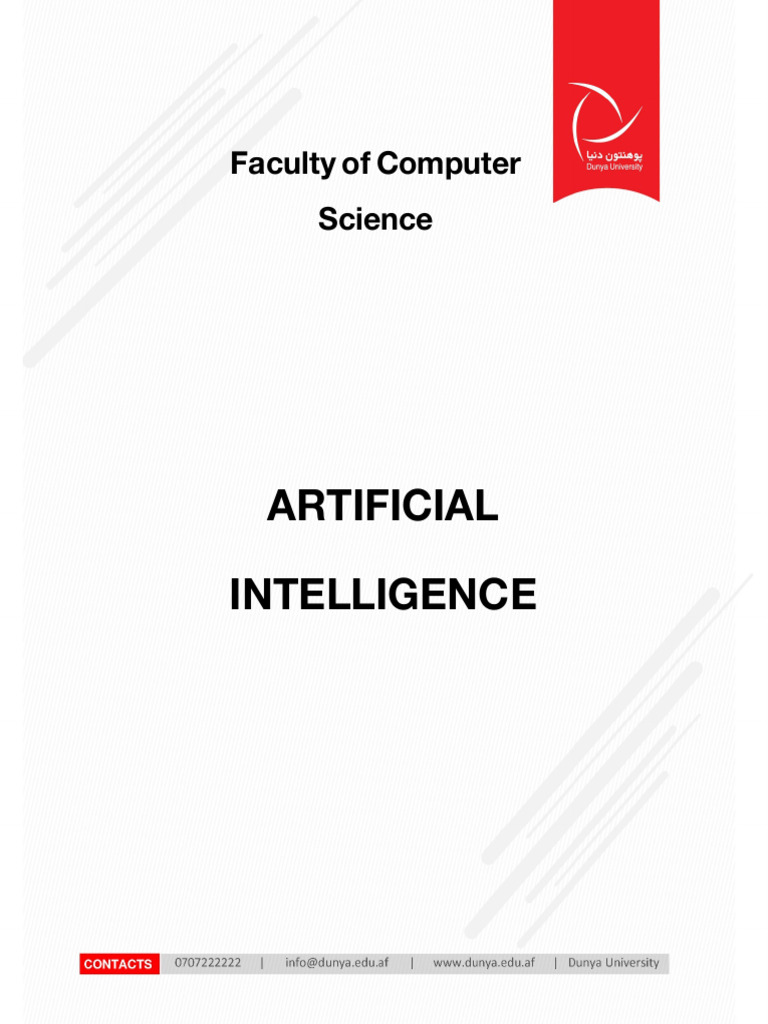 Artificial Intelligence Handout | PDF | Artificial Intelligence ...