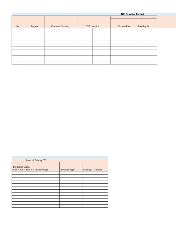 Transformer Selection Format | PDF