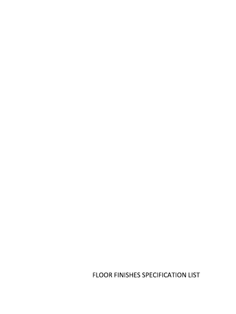 Astrum CA Floor Finishes | PDF