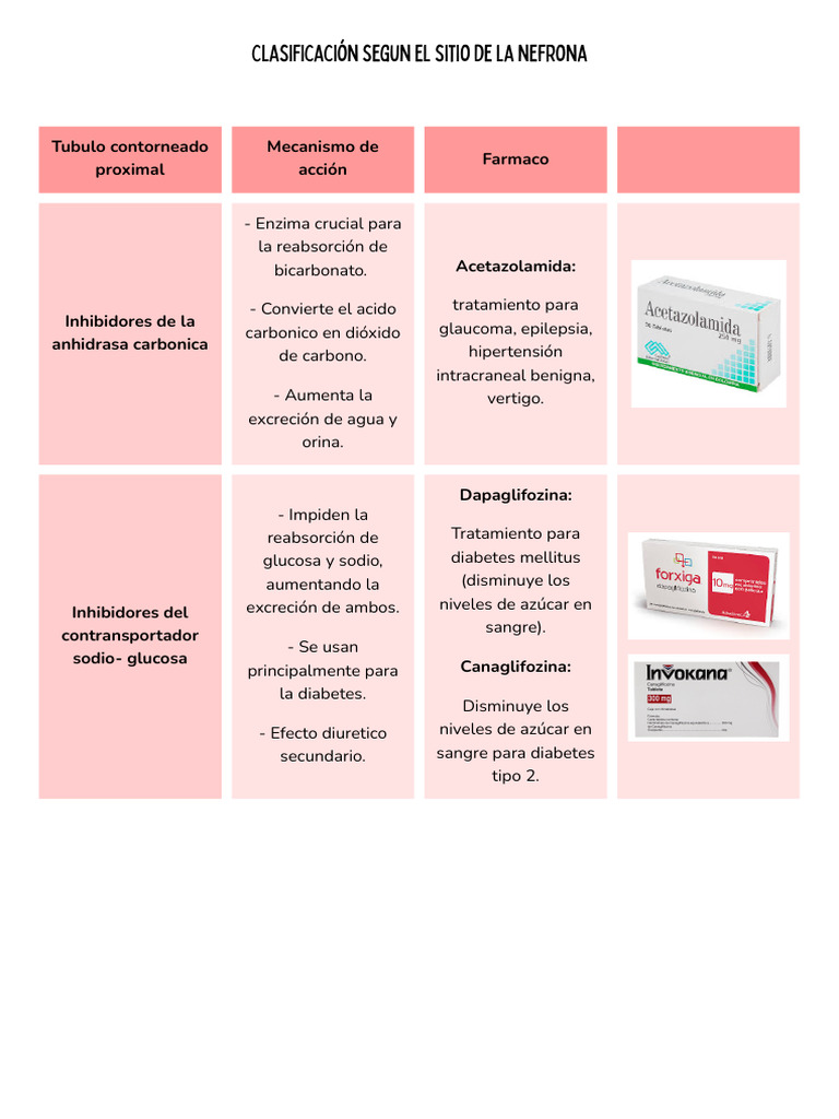 Cuadro Farmaco | PDF