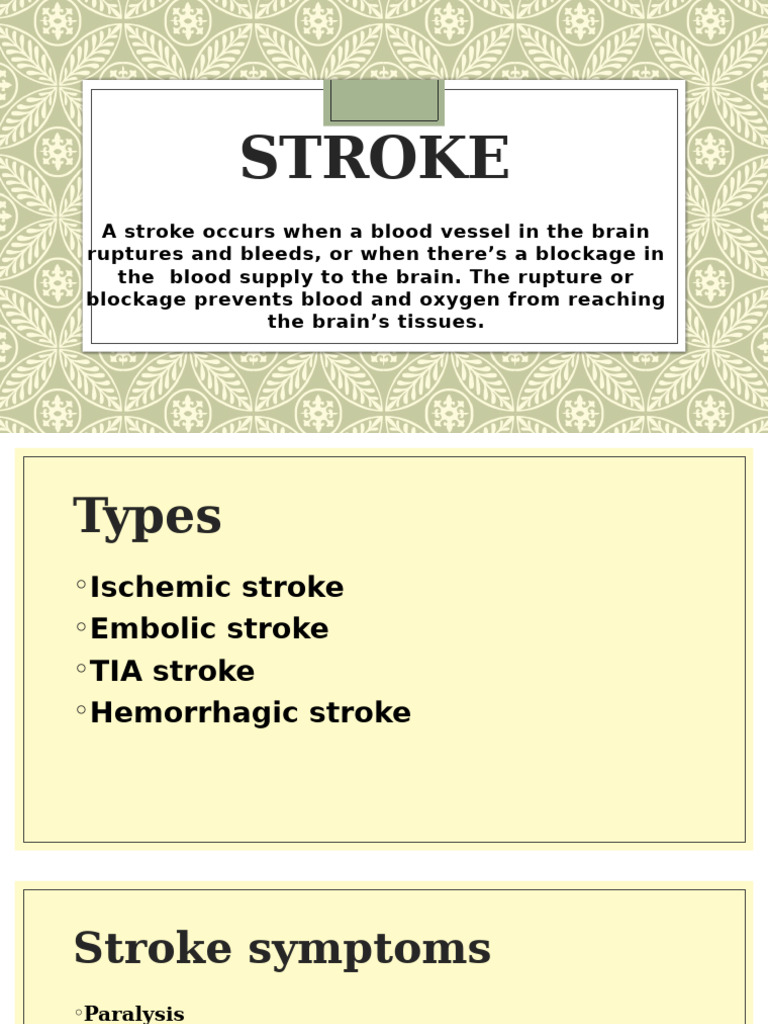 Stroke | PDF
