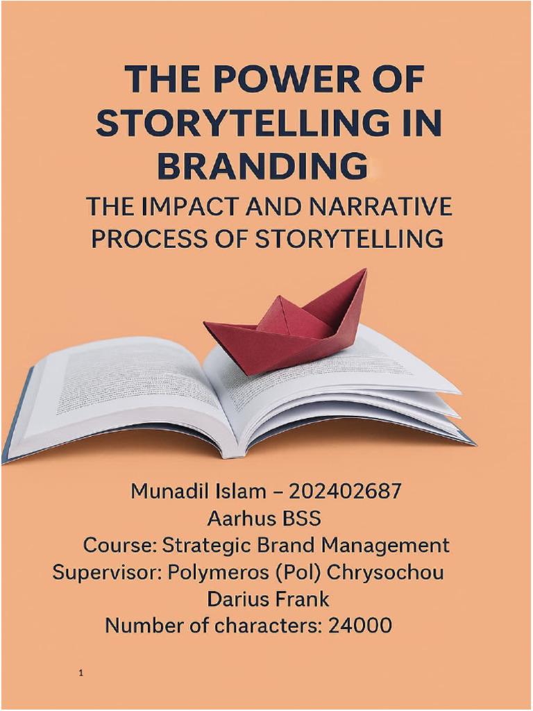 Power - of - Storytelling - Text - and - Images N | PDF | Brand | Narrative