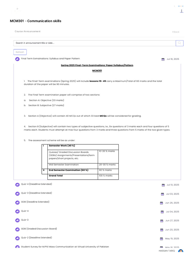 Mcm301 Communication Skills Pdf