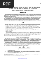 MKT in Drug Temperature Management | PDF | Temperature | Mean