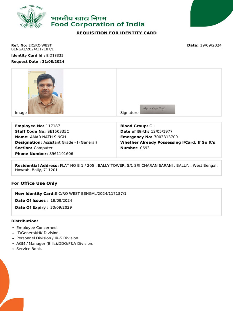 Amar Nath Singh | PDF