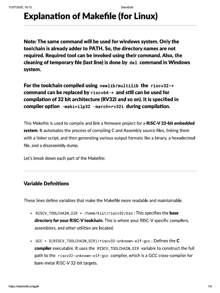 Useful Command in Makefile | PDF