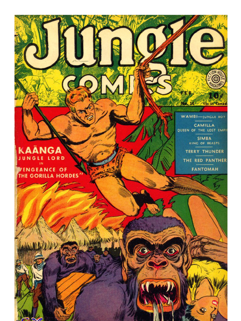 Jungle Comics 014 Fiction House Feb-1941 68p c2c | PDF