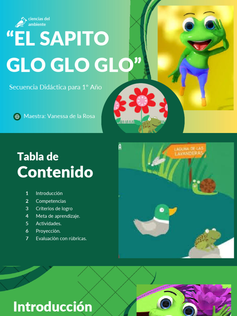 El Sapito Glo Glo Glo Pdf Cognición
