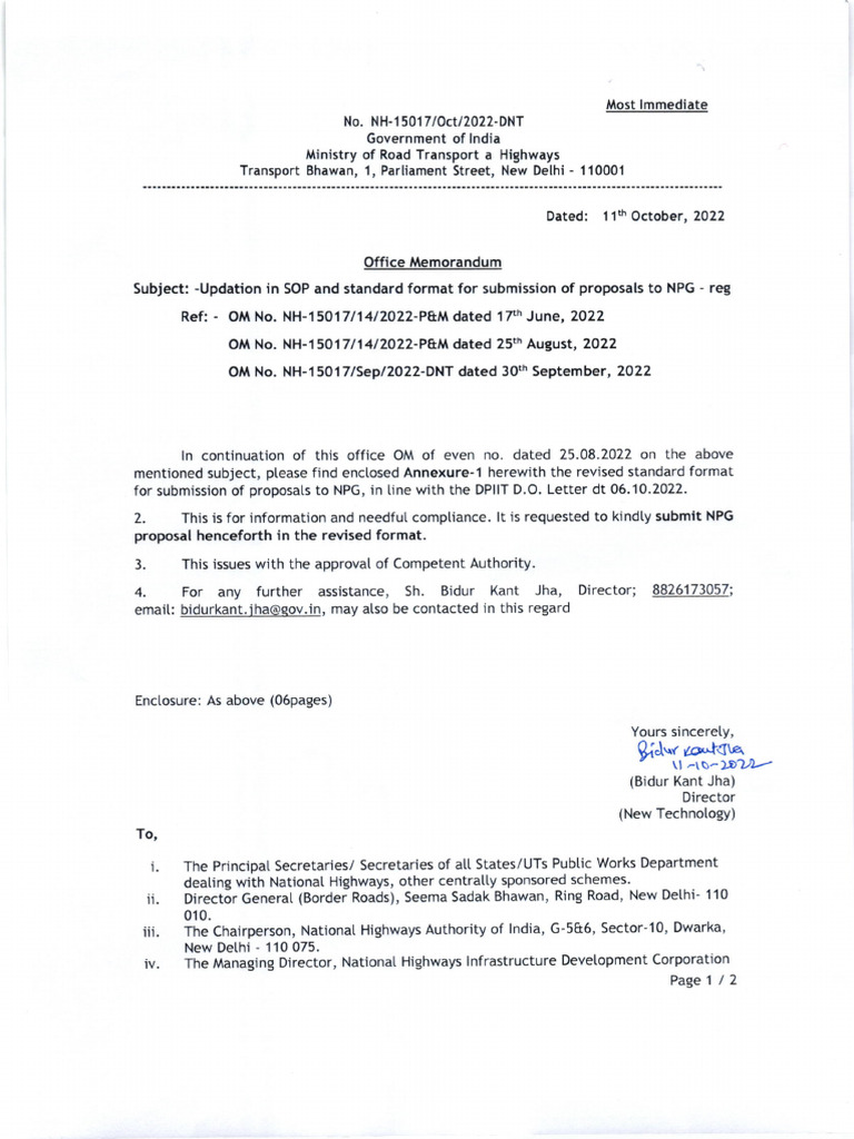 10 OM Format Revision 1110 | PDF