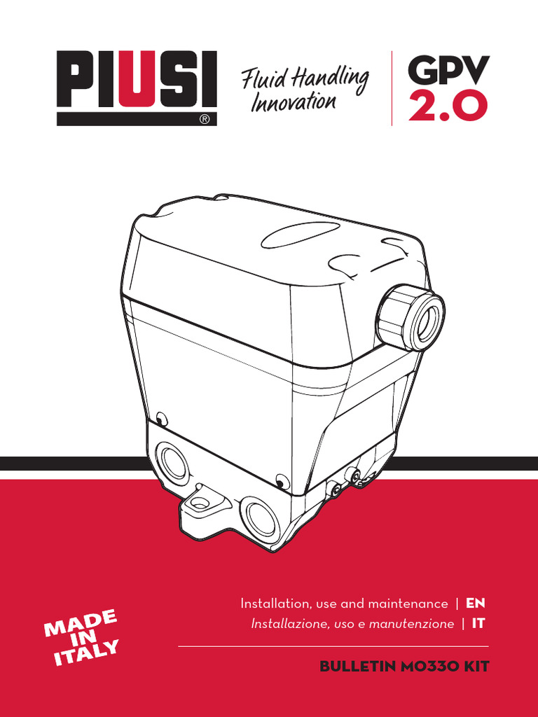GPV 2.0 Installation and Safety Manual | PDF | Valve