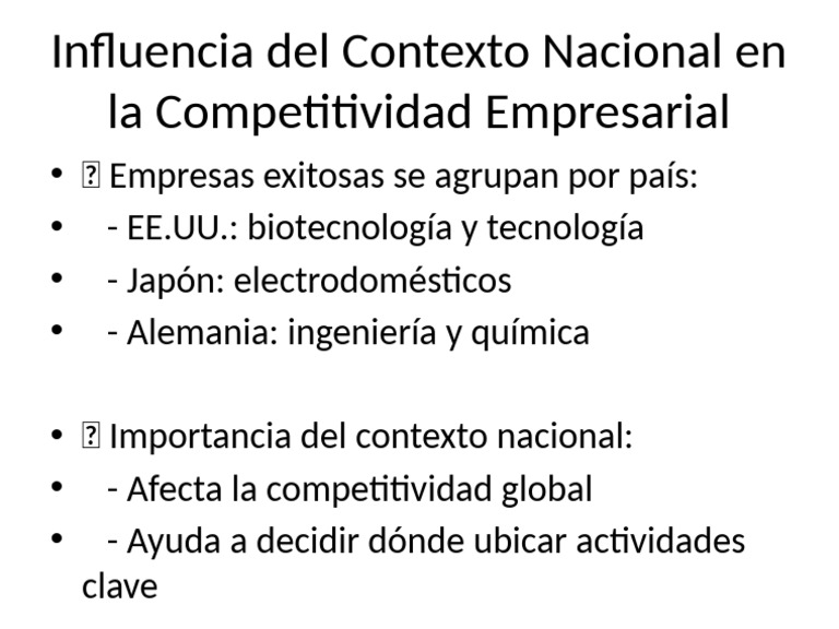 Diapositiva Contexto Nacional | PDF
