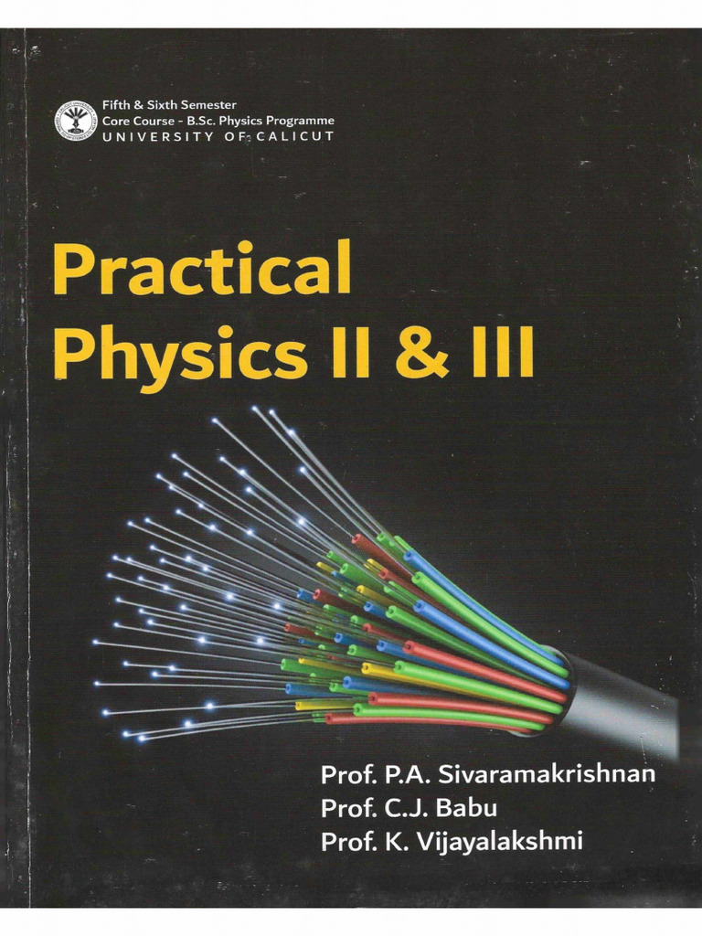 Physics Practical Guide - Unlocked | PDF | Electron | Electronic Oscillator
