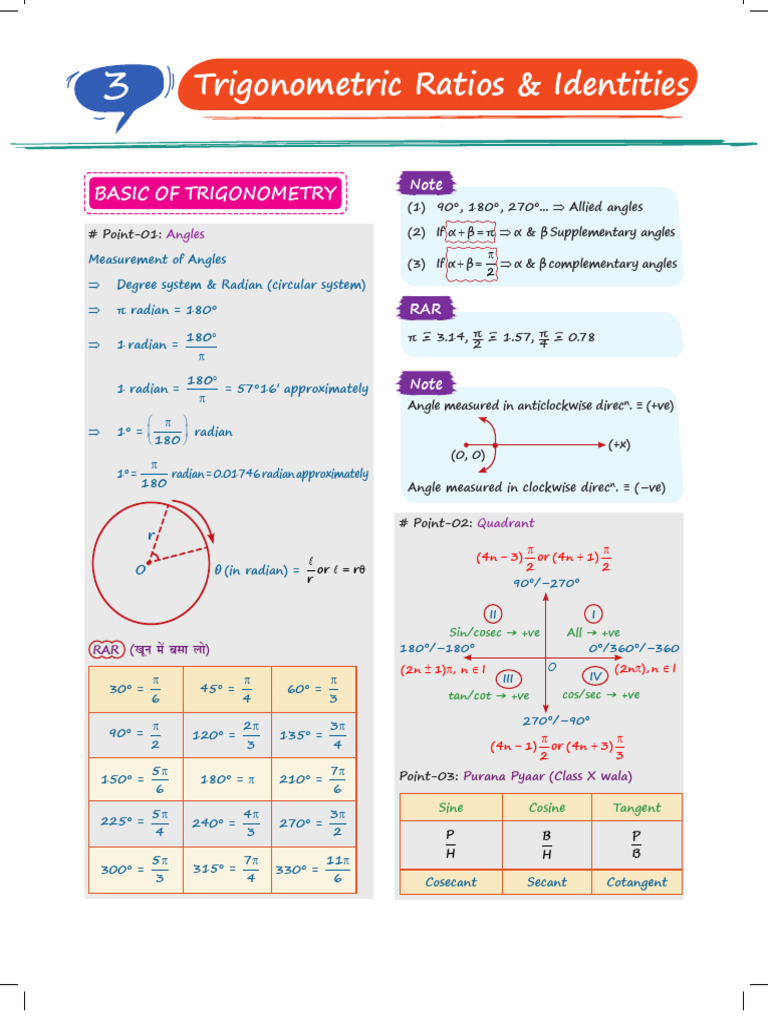 686e305dd4d6851b18d06d0b - ## - Trigonometric Ratio and Identities ...