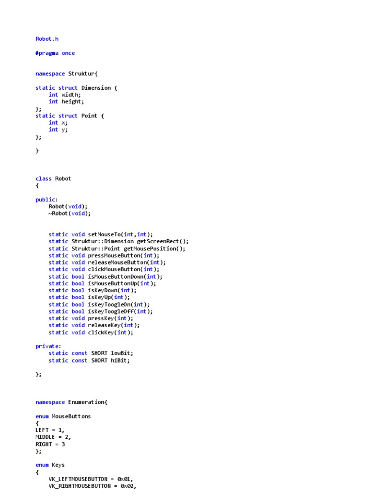 C++ Robot and Screenshot API | PDF | Teaching Methods & Materials ...