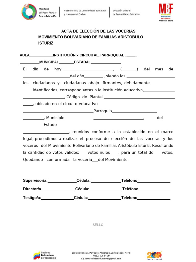 Formatos de MBF | PDF | Gobierno | Democracia