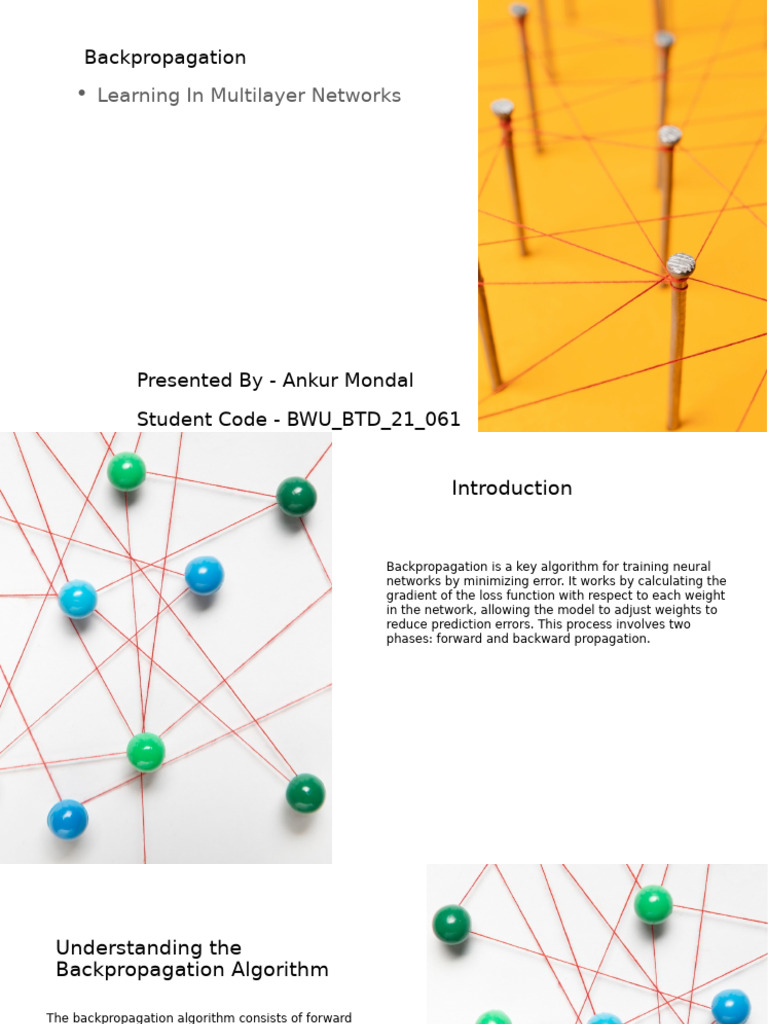 Backpropagation in Neural Networks | PDF | Artificial Intelligence ...