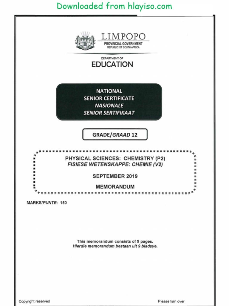 Lim 2019 Paper 2 Memo_hlayiso.com | PDF