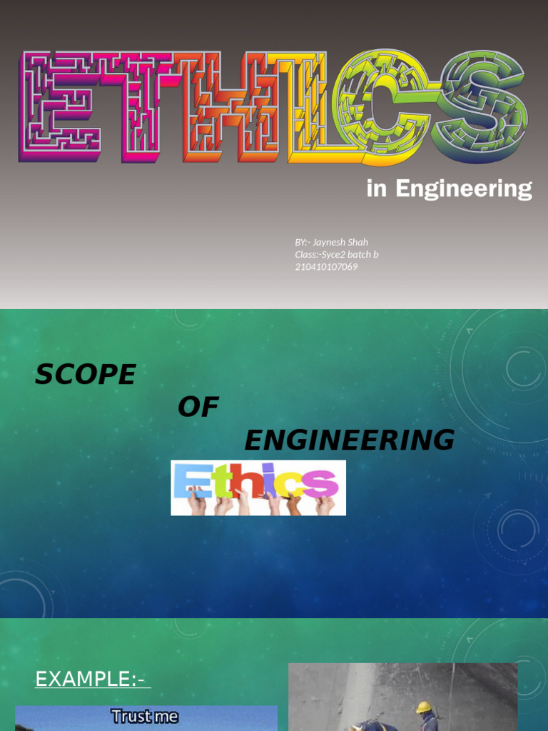 Engineering Ethics Overview | PDF