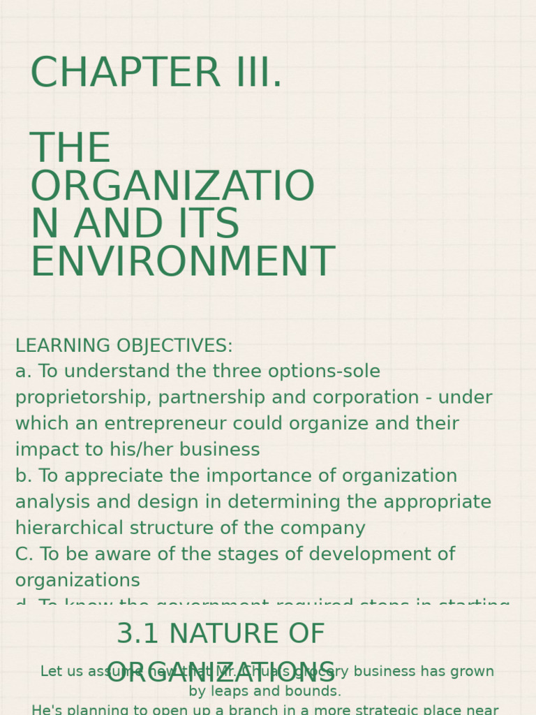 Organization and Management | PDF | Organizational Structure | Partnership
