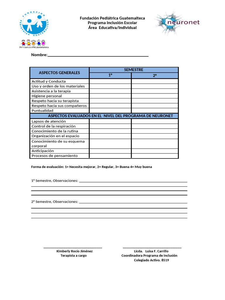 Ficha Neuronet Modificada | PDF