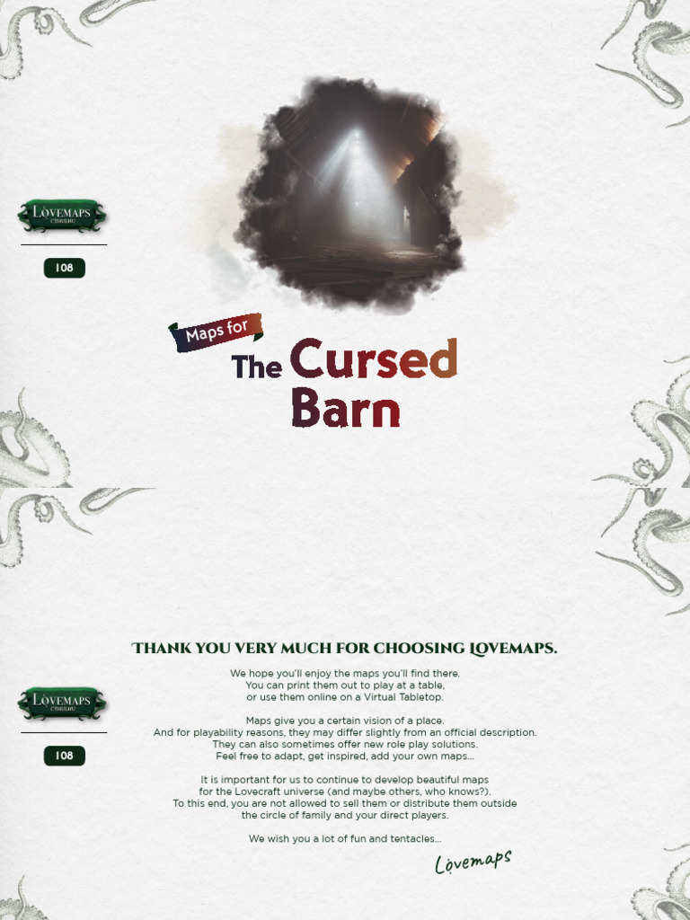 MAP108-The Cursed Barn | PDF