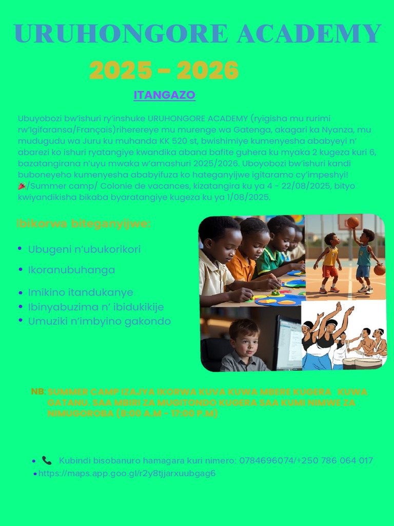 Uruhongore Final Flyer | PDF