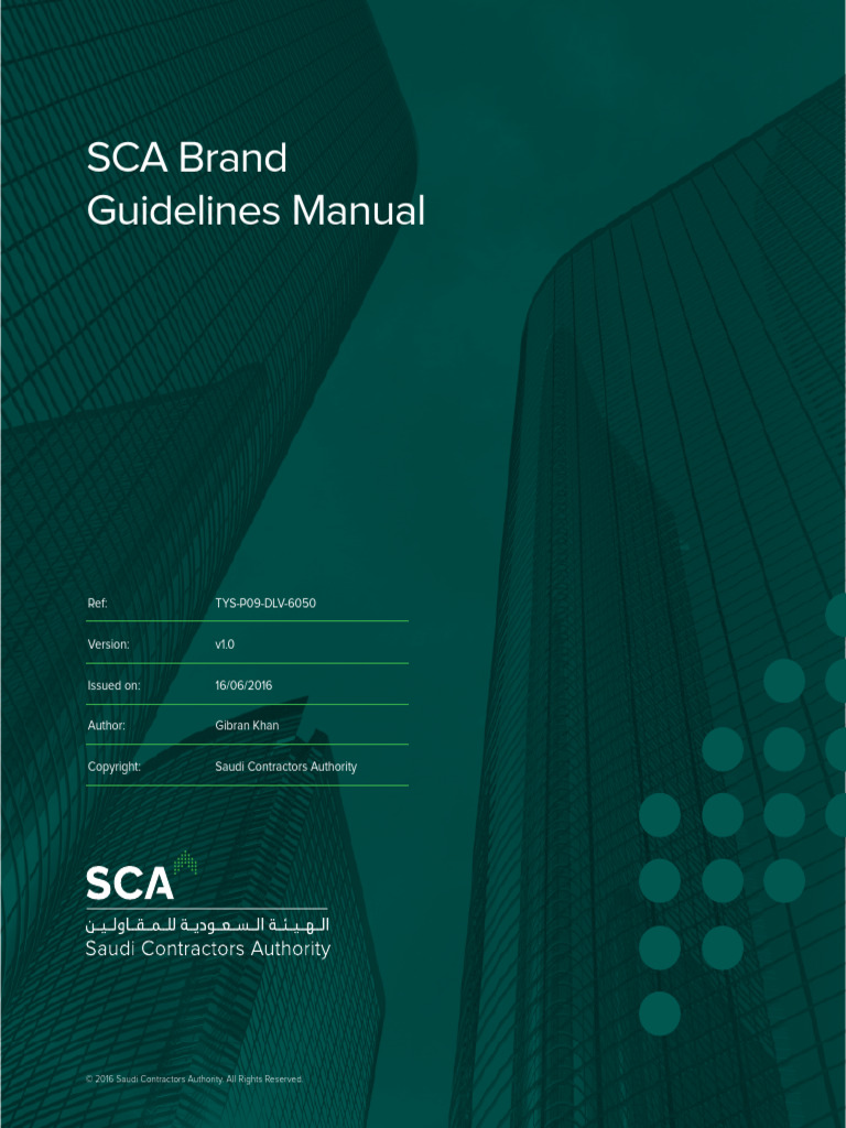 SCA Corporate Brand Guidelines Pages 6 | PDF | Arial | Logos