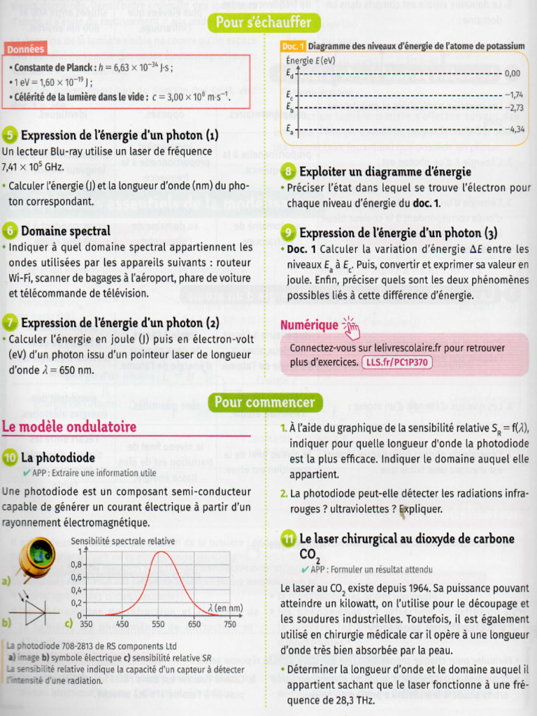 1spe Ch14 ExoEchauffement | PDF