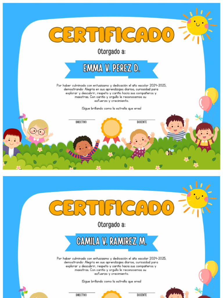Certificados Cei NSD Rosario | PDF
