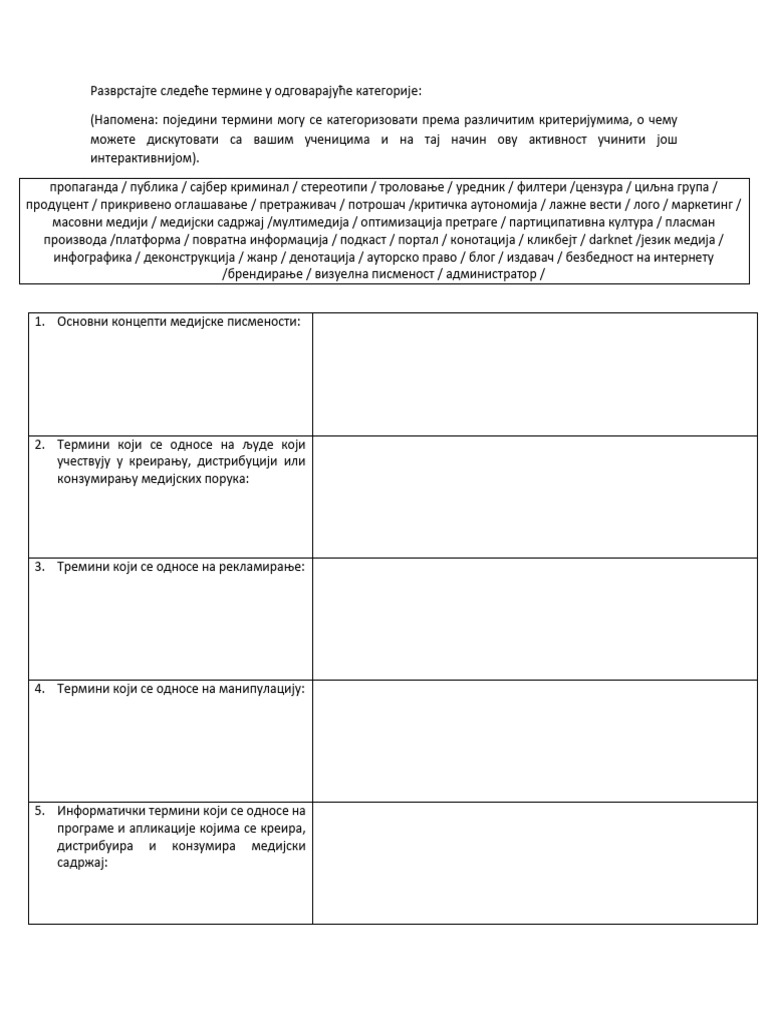 Obuka Kriticko Zadatak 4 | PDF