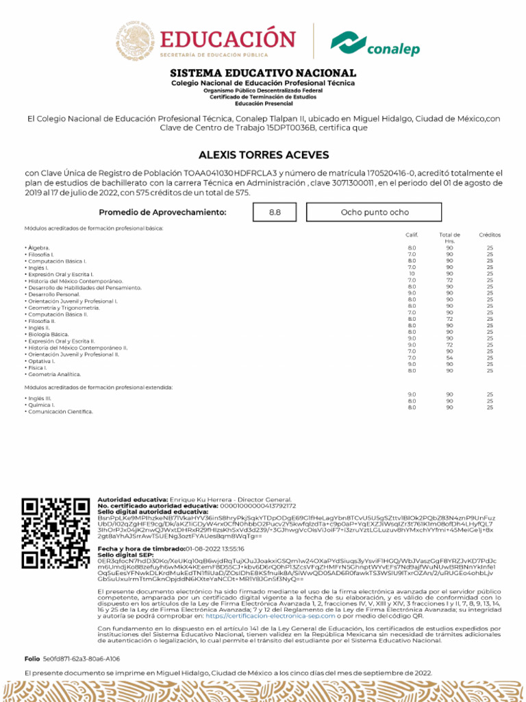 Alexis Torres Aceves 1 | PDF