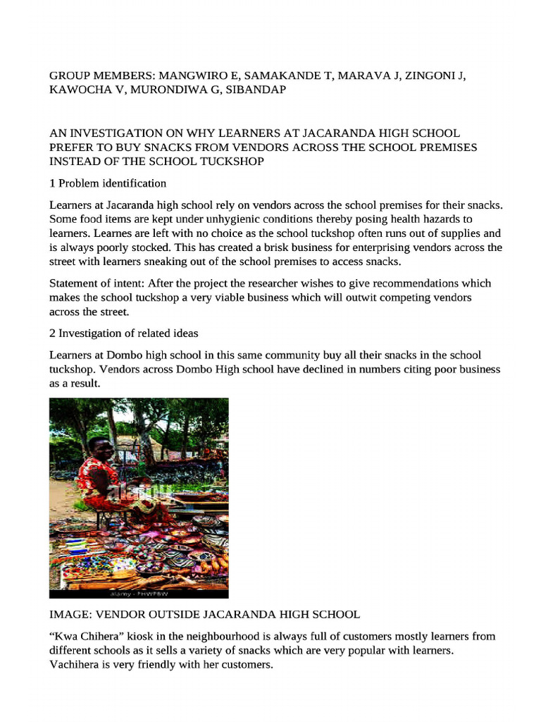 Business Studies Project 6 | PDF