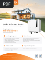 Solis 50kw Inverter Datasheet | PDF | Electrical Grid | Power Inverter