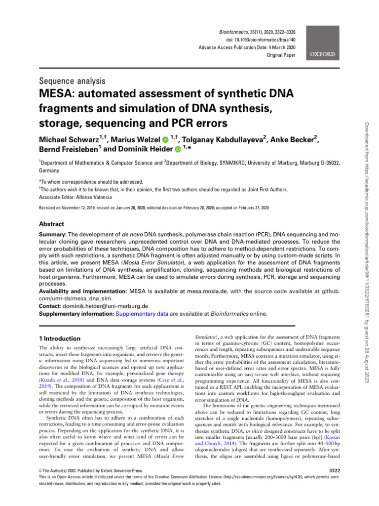 Research Paper5 | PDF | Polymerase Chain Reaction | Dna Sequencing