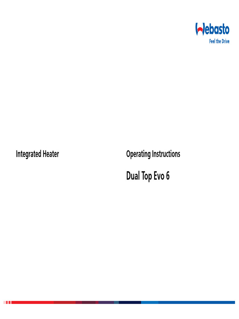 09026373B Operating Instructions Dual Top Evo 6 EN | PDF | Water ...