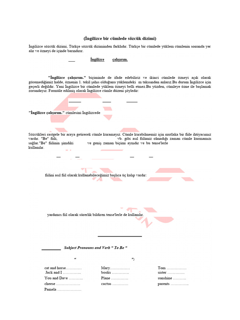 Time Concepts in English & To Be (Lesson 2) | PDF | Verb | Subject ...