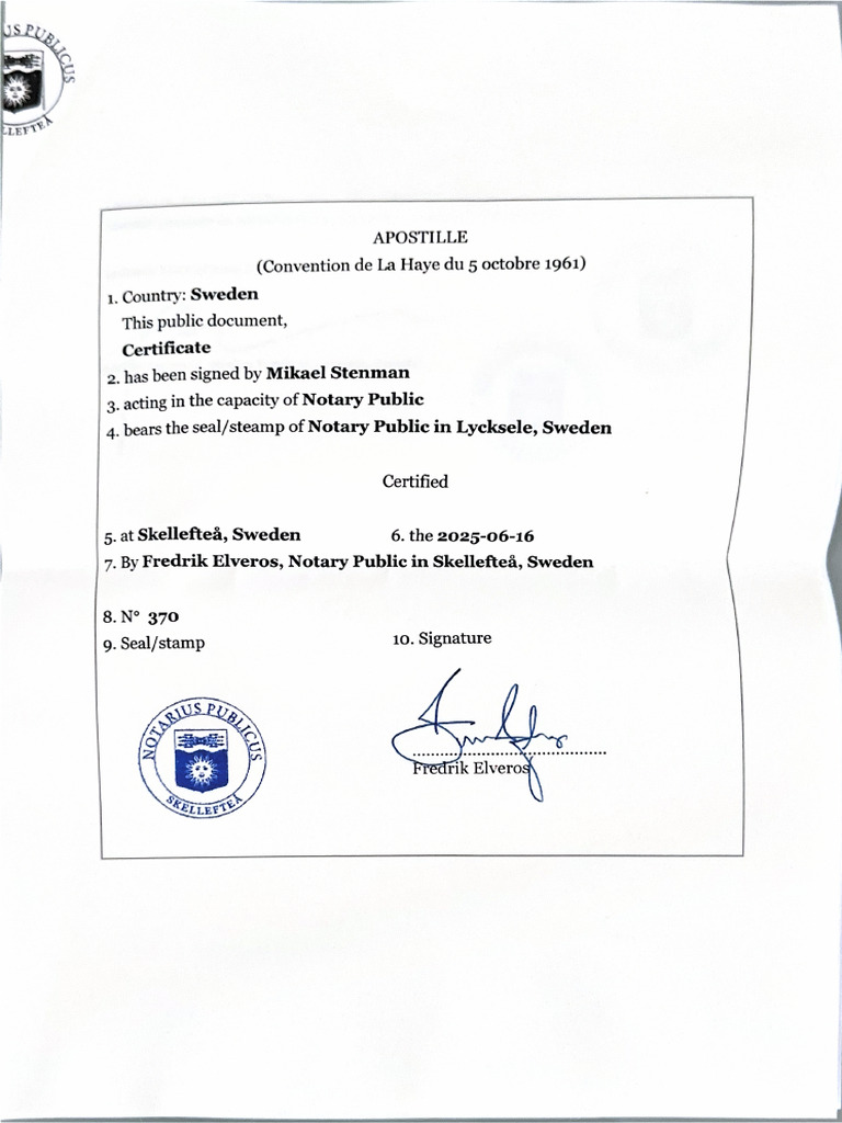 APOSTILLE | PDF