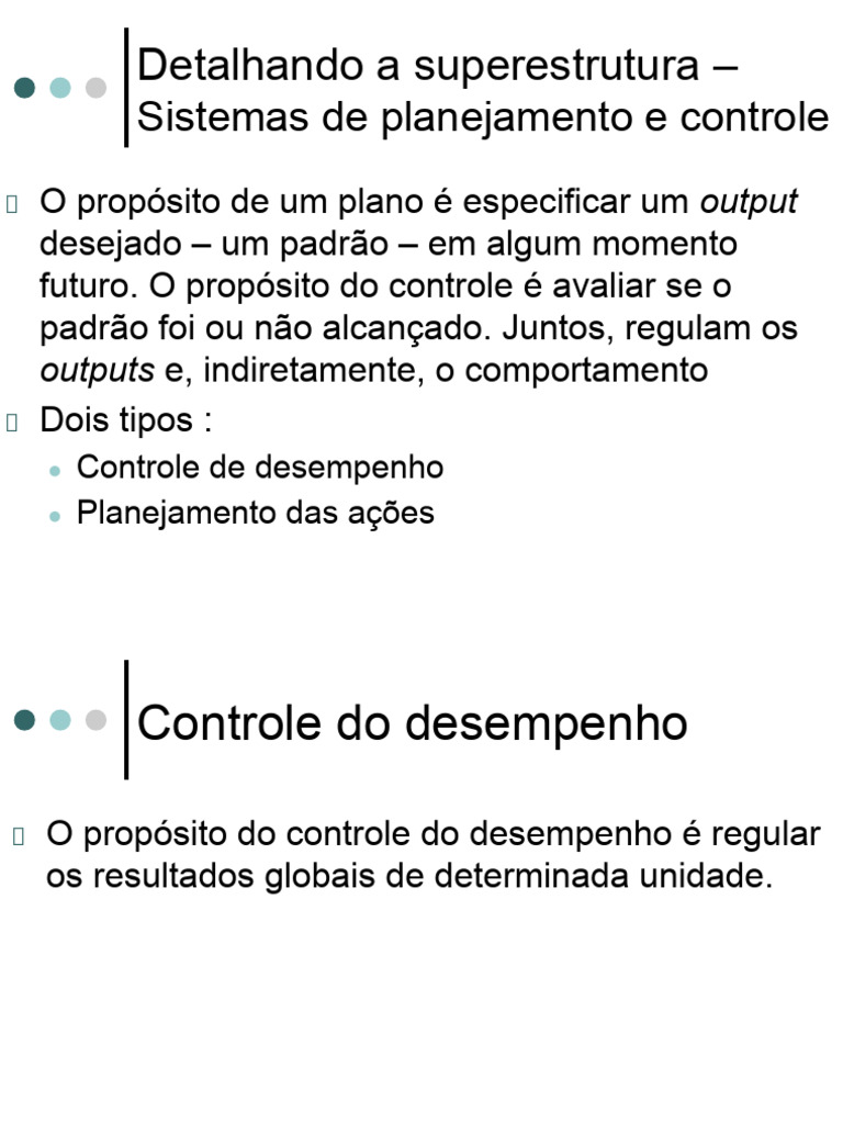 CAP 4 - Detalhando A Superestrutura | PDF | Planejamento | Padronização