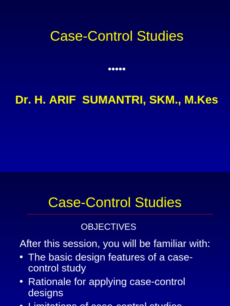Understanding Case-Control Studies | PDF | Asthma | Respiratory Diseases