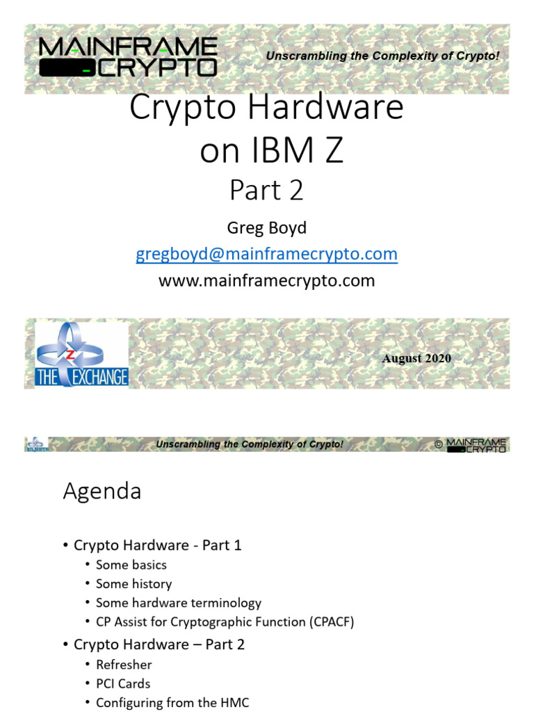 8-26-20 Hardware Crypto | PDF | Cryptography | Key (Cryptography)