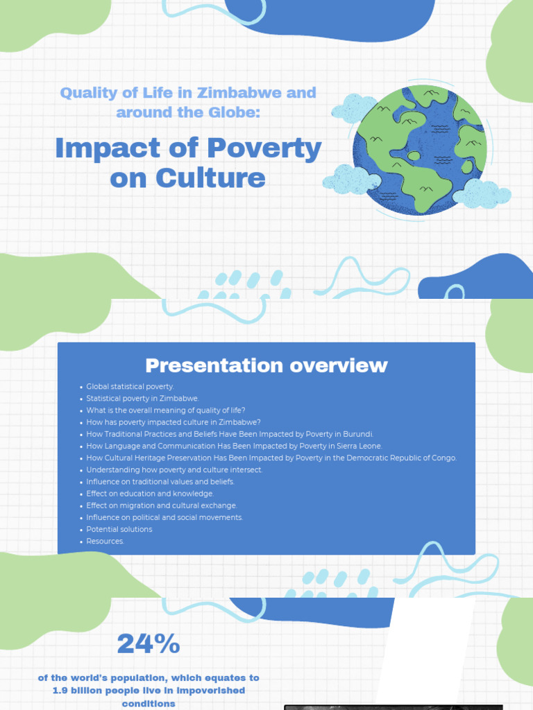 Poverty's Cultural Impact in Zimbabwe | PDF | Poverty | Poverty ...