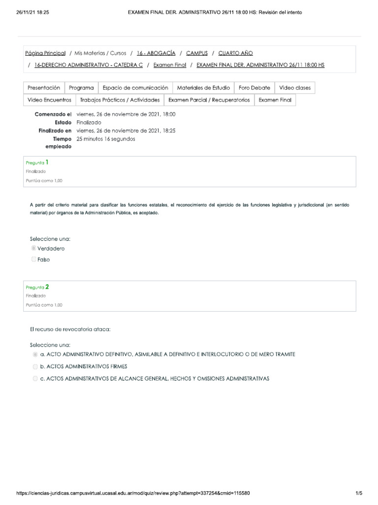 Final Agus Adm Cat C Universidad Catolic | PDF