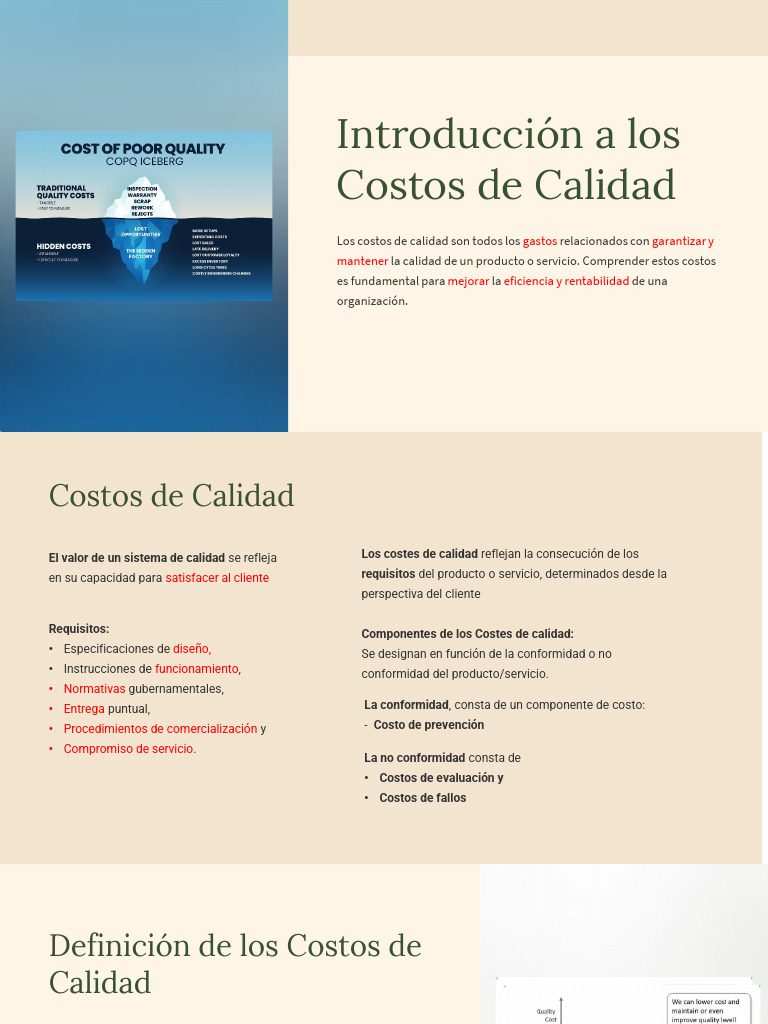 2 Clase Costos de Calidad Diagrama de Pareto | PDF | Calidad (comercial ...